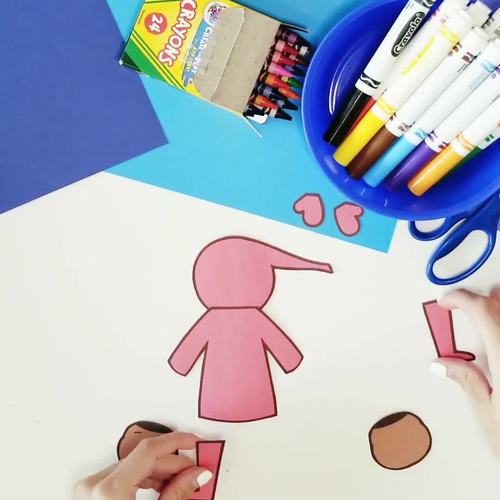 Activities for The Snowy Day | The Snowy Day Craft by The Kinder Clubhouse