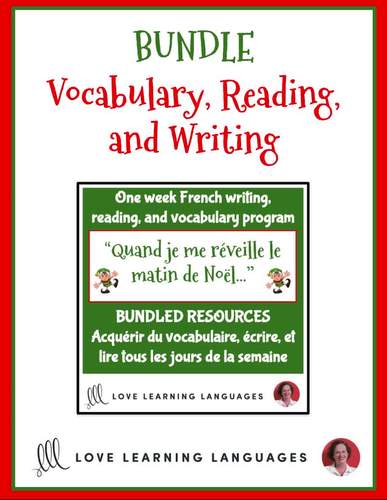 Noël - French Writing Activity For Christmas - Set 2 | TPT