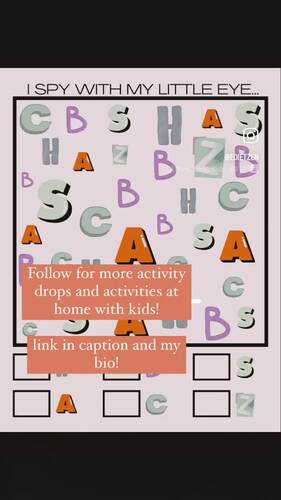 I Spy with My Little Eye Game/Worksheet--NO PREP by 4 the love of childhood