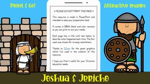 Bible: Joshua & The Walls of Jericho by WorldSkoolie | TPT