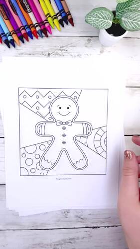 Christmas Pop Art Coloring Pages – 10 Creative Holiday Coloring Sheets