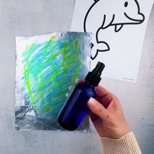 Dolphin Craft | Printable Dolphin Craft for Kids | Ocean Animal Process Art