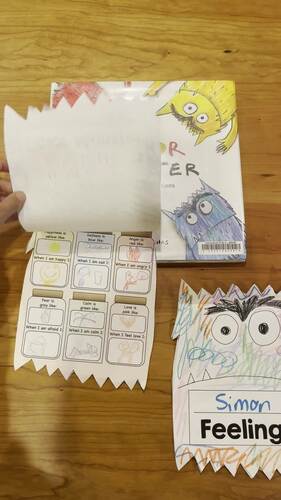 The Color Monster Book Craft: Identifying Feelings Activity SEL ELA My ...