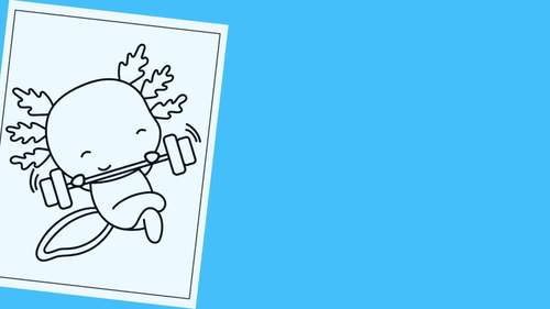 Axolotl Coloring Book Vol 1 by Felixes | TPT