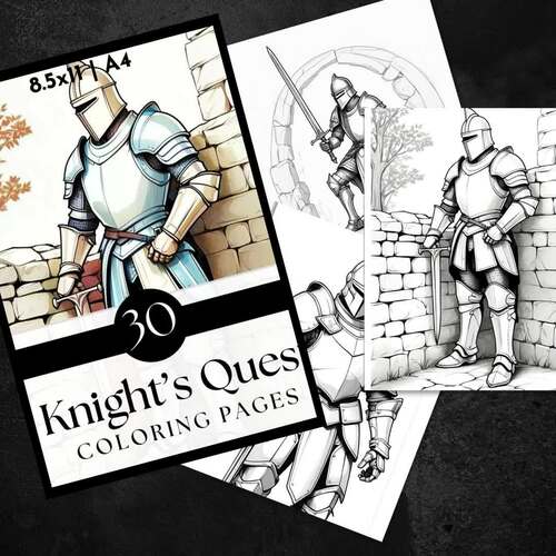 medieval coloring pages for adults