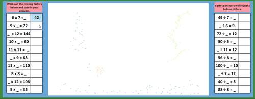 Mystery Digital Pixel Art NO PREP - Festive Friends Missing Factors ...