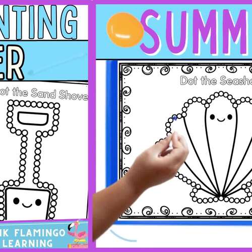 Q Tip Painting Summer Preschool Worksheets Kindergarten Dot Painting