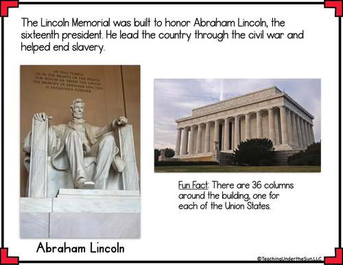 American Symbols Book Printables Easel Activity Holiday Social Studies