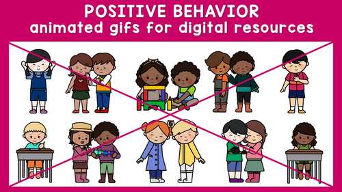 Positive Behavior Animated GIFs Good Choices Classroom | TPT