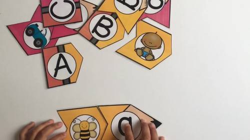 Rompecabezas del Alfabeto en lápices | Spanish Alphabet Puzzle | Pencils