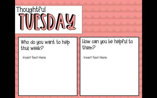 Day of the Week Daily Reflection for Seesaw and Google Slides | TPT