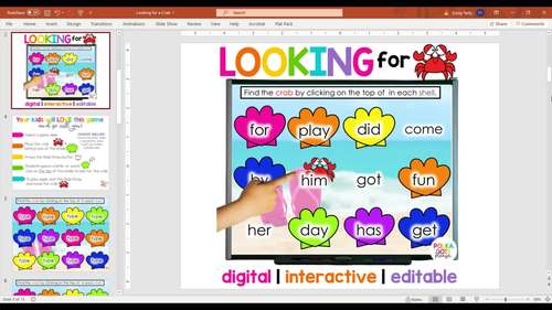 Sight Word Summer Hide & Seek Editable Sight Word Games 1st Grade ...