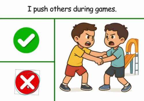 Appropriate vs Inappropriate Behavior for Autism & K | Digital Boom cards