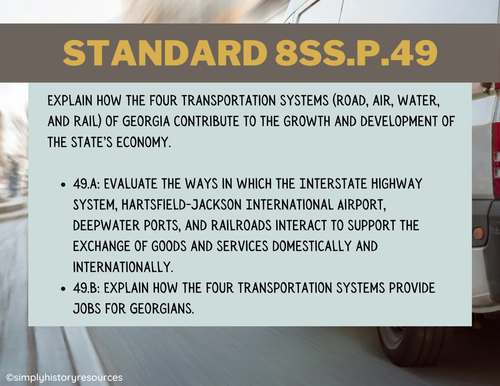 Georgia's Four Transportation Systems Presentation by Simply History ...
