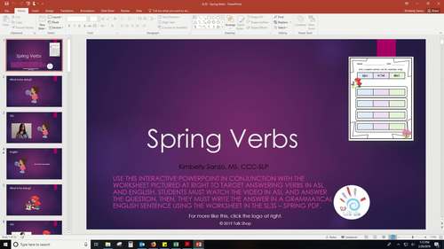 Spring-Themed Speech, Language, Literacy, and Listening Therapy | TpT