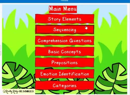 "Grumpy Monkey" Book Companion Boom Cards by Really Rolyn Resources