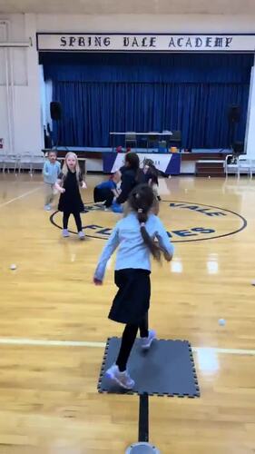 SNOWBALL ISLAND: Fun Winter PE Gym Game, Activities, Stations OVERHAND ...