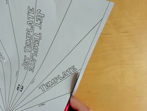 Winter STEM Activity Paper Airplane JET Design Templates | TPT