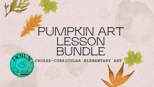 Pumpkin Art Project Bundle | Fall Art Projects by Down in the Art Room