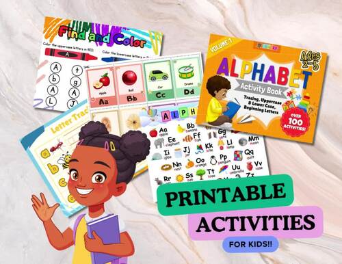 Alphabet| ABC's| 100+ Activities | Tracing, Drawing, Coloring | TPT