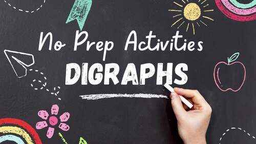No Prep Th Wh Digraph Worksheets and Activities Packet PreK ...