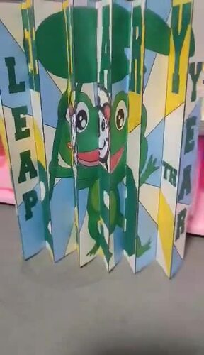 Leap Year Crafts Agamograph Art Frog 29th Febuary Activities Frog ...