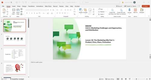 BBB4M INTERENATIONAL BUSINESS- Marketing Mix - 4 P's - Product and ...