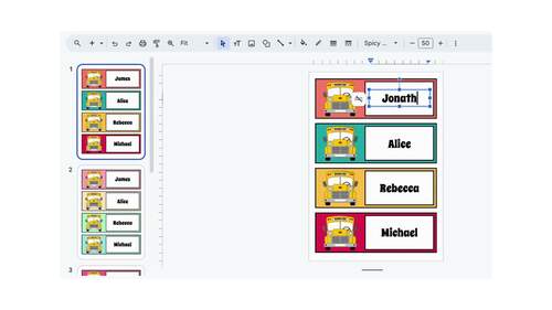 BACK TO SCHOOL BUNDLE! School Bus Themed Labels and Frames! by TechLitTeach