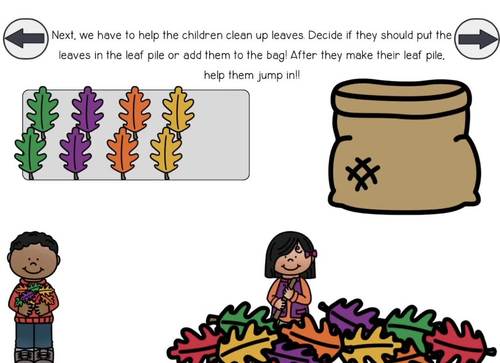 Fall Early Language BOOM CARDS for Speech Therapy Distance Learning