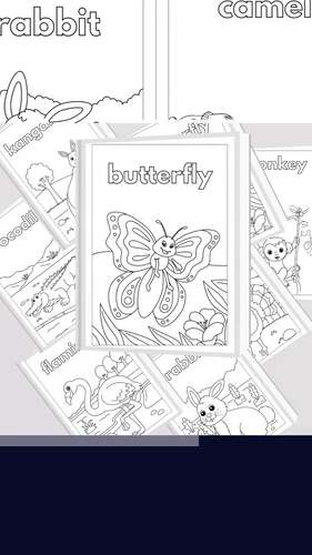 Animals and Their Habitats Coloring Book | Science book for Kids ...