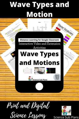 Wave Types and Motion - Interactive Video and Extension Activities