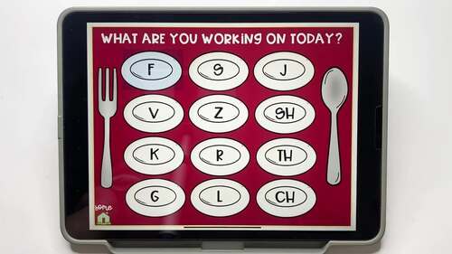 Digital Thanksgiving Articulation Activity by Speech Tea | TPT