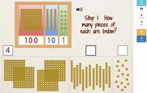 Golden Beads Exchange Game BUNDLE Drag Drop Digital Montessori Boom ...