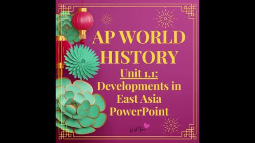 AP World History Unit 1.1 Developments in East Asia PowerPoint Lesson