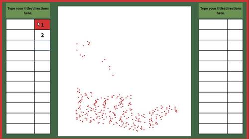Mystery Digital EDITABLE LOW PREP - Festive Deer PIXEL ART Reveal Template