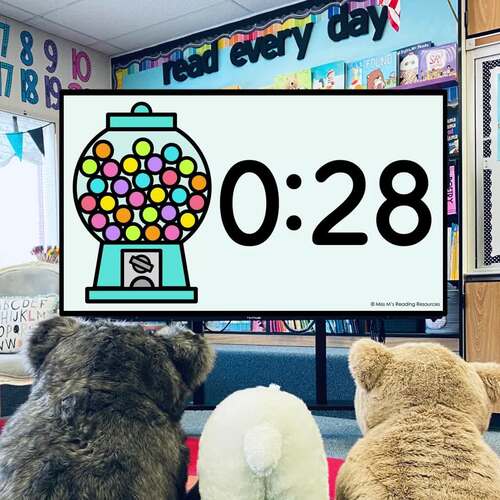 Classroom Management Visual Timers GUMBALL Time Management Digital Resource