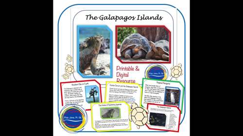The Galapagos Islands Printable NGSS Science Lesson by Mrs Lena | TPT