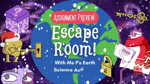 Christmas Cheer Escape Room- Christmas Activities for Middle School