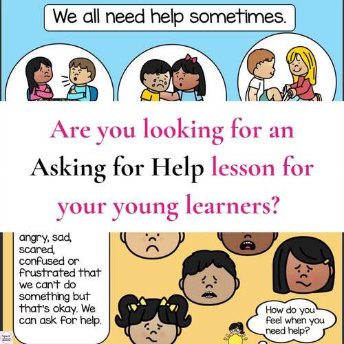 Asking For Help Lesson by Spark Interest with Sara | TPT