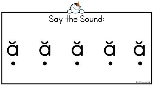 Winter CVC Phonics | Snowman Backward Decoding | Digital Resource by ...