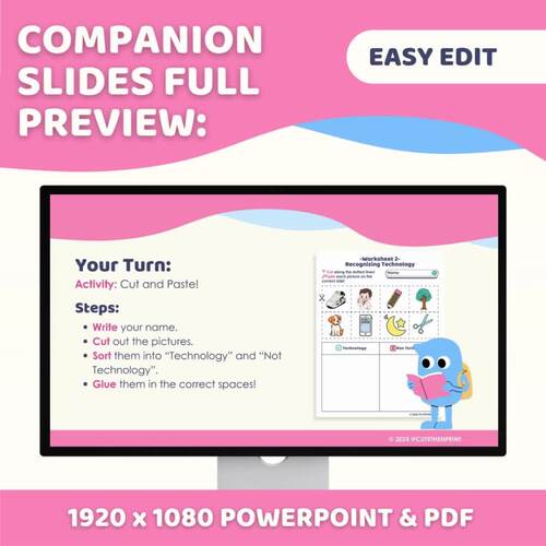 What Is Technology? Differentiated Computer STEM Worksheets Unplugged ...