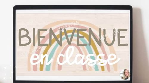 November FRENCH & English Interactive Calendar | Back to School | Digital