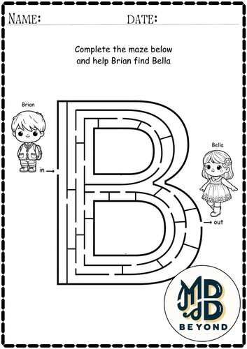 Alphabet Letters Shaped Mazes A-Z , Worksheets PreK and Kindergarten