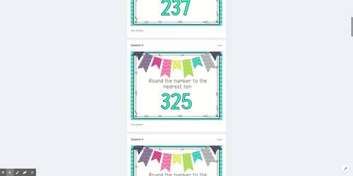 4NBT3 Rounding Task Card Bundle | Distance Learning by Teaching in Paradise