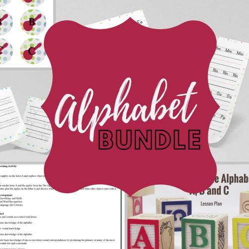 Alphabet Worksheet Bundle by Jenny Marie | Teachers Pay Teachers