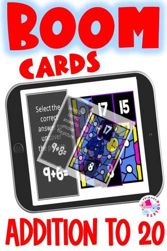 Polar Express Math Activities Addition Facts Mystery Pictures Boom Cards