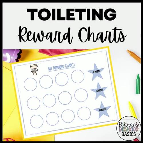 Toileting Printable Reward Charts by Beltran's Behavior Basics | TPT