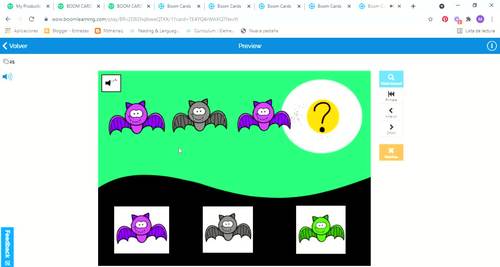 BOOM CARDS HALLOWEEN: Patterns Game | Distance Learning | Bats by Ms ...