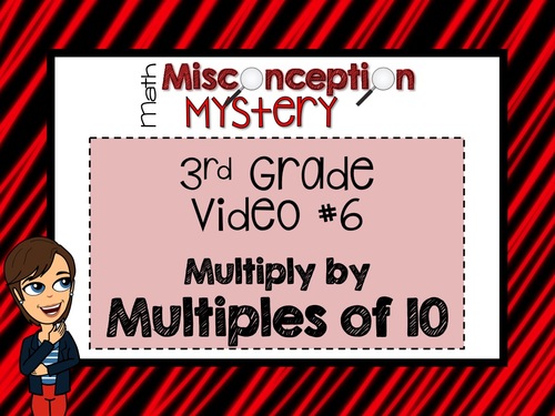 3rd Grade Math Mystery | #6: Multiply by Multiples of 10 | DISTANCE ...