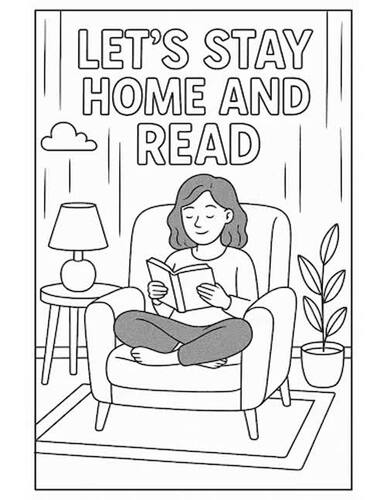 Bookish Coloring Book/Pages by Chaos in the Corner | TPT